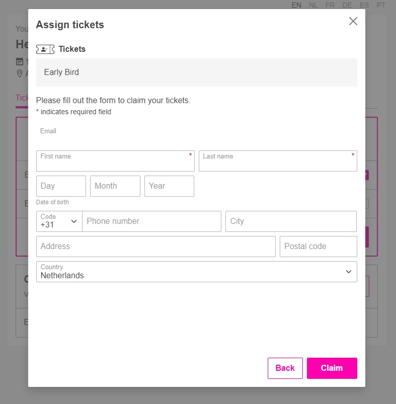 Aventura - Cerrando Ciclos Tour – Paylogic klantenservice